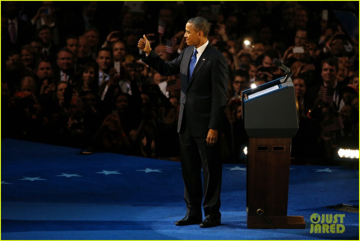 Watch Barack Obama's Victory Speech for Election 2012!: Photo 2752419 ...