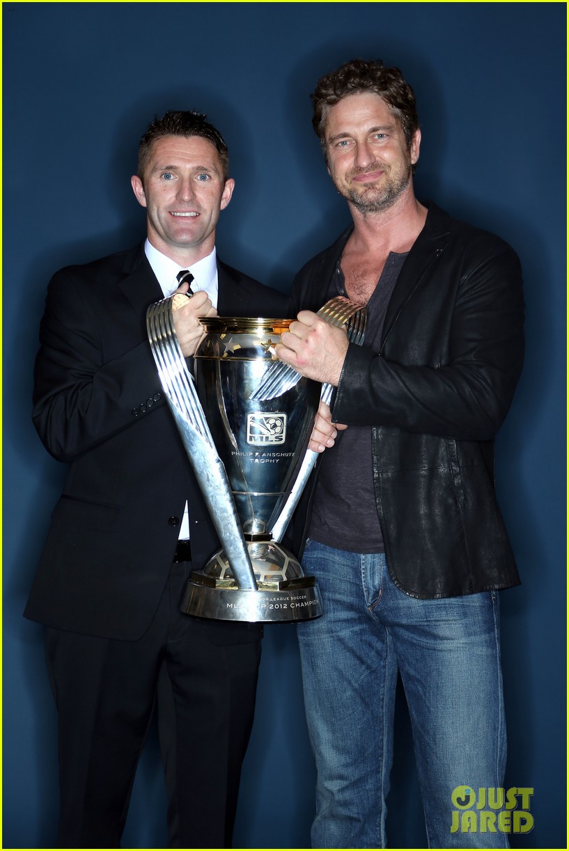 Gerard Butler: MLS Cup 2012 with David Beckham!: Photo 2767598 | David ...