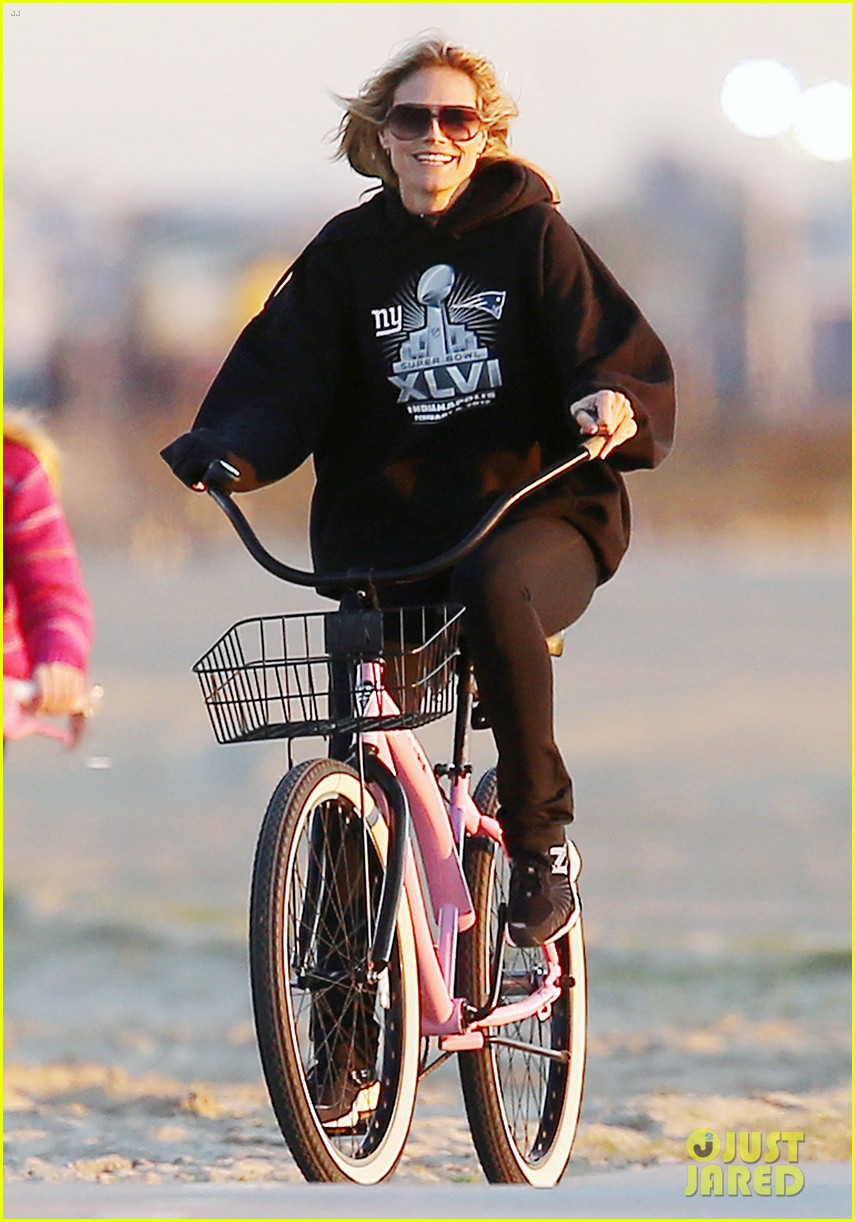 Heidi Klum & Martin Kirsten: Bike Rides With The Kids!: Photo 2781619 ...