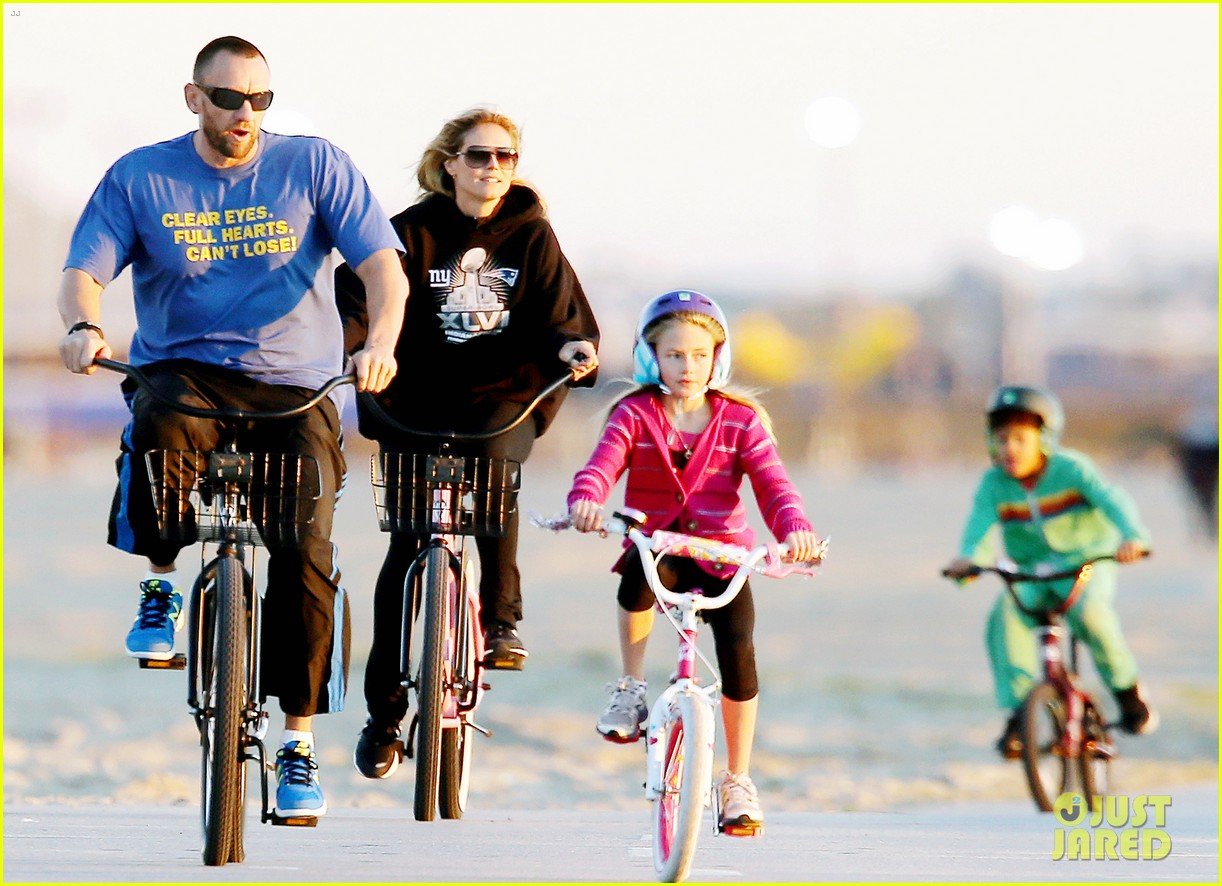 Heidi Klum & Martin Kirsten: Bike Rides With The Kids!: Photo 2781620 ...