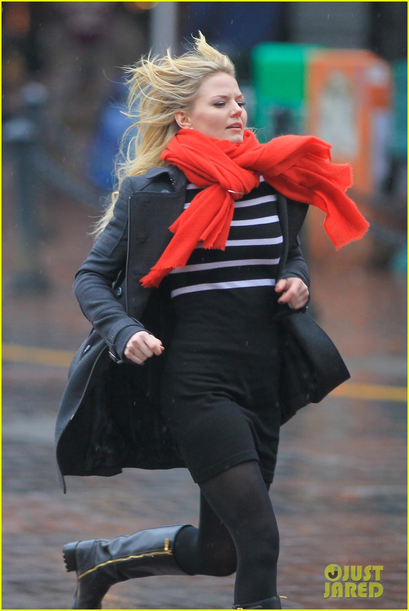 Jennifer Morrison: Running & Jumping for 'Once Upon A Time'!: Photo ...