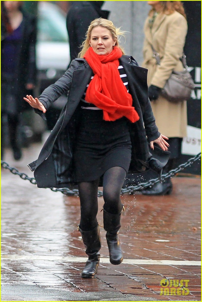 Jennifer Morrison: Running & Jumping for 'Once Upon A Time'!: Photo ...
