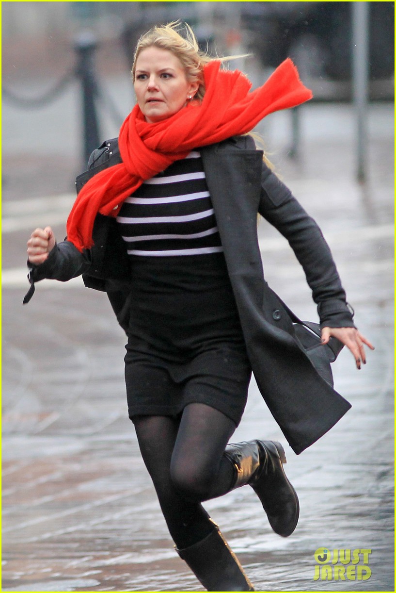 Jennifer Morrison: Running & Jumping for 'Once Upon A Time'!: Photo ...
