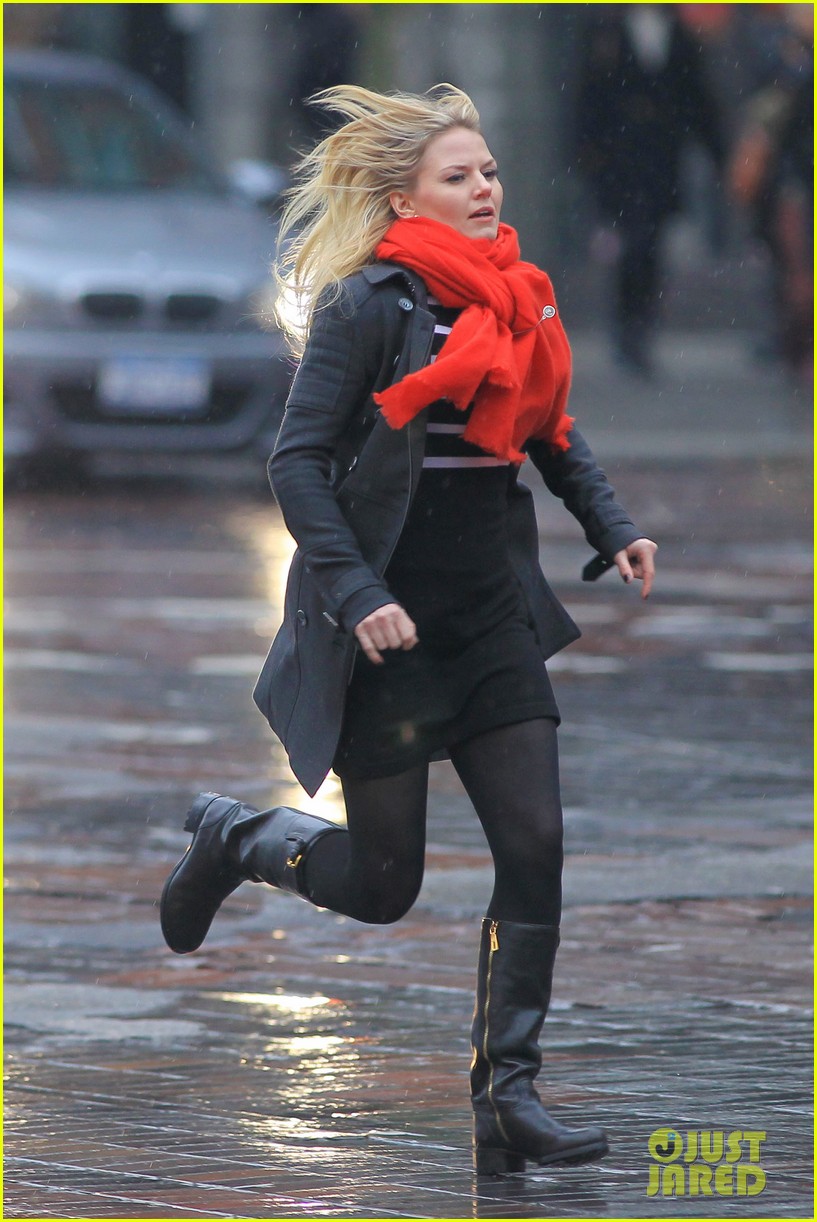 Jennifer Morrison: Running & Jumping for 'Once Upon A Time'!: Photo ...