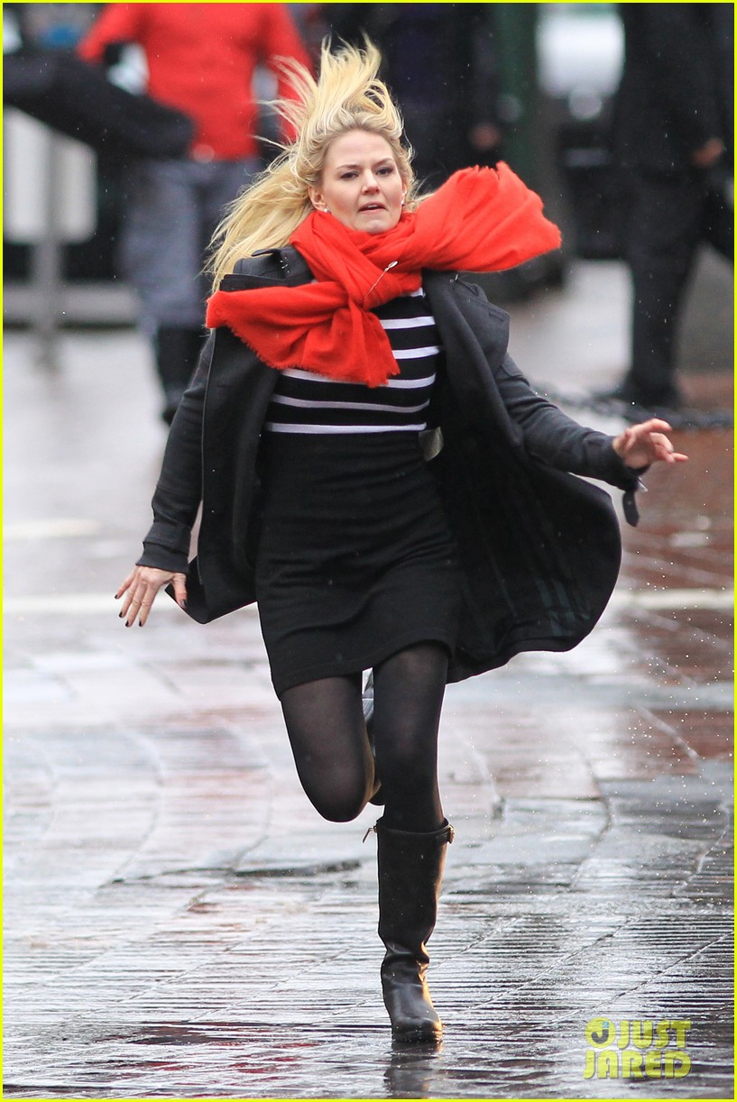 Jennifer Morrison: Running & Jumping for 'Once Upon A Time'!: Photo ...