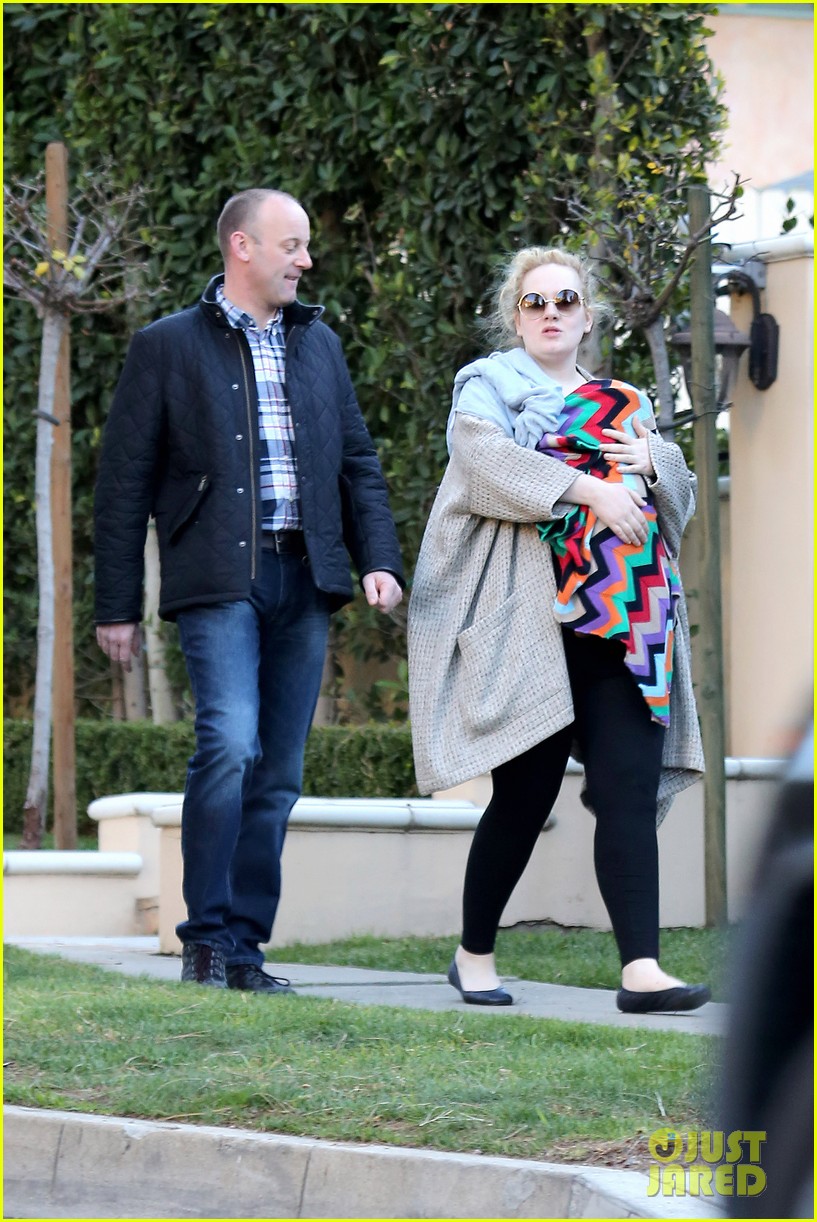 Adele: Beverly Hills Stroll with Baby Boy!: Photo 2793281 | Adele ...