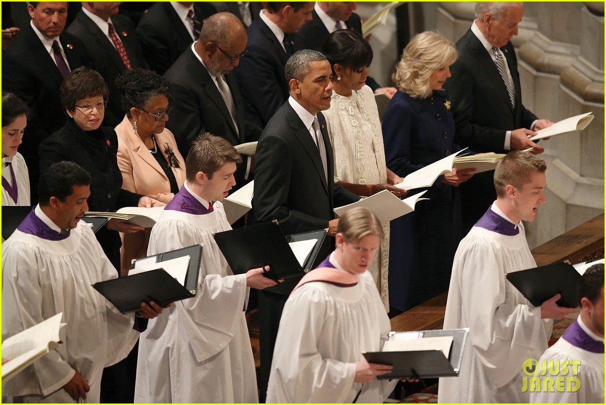 Barack & Michelle Obama: National Prayer Service After Inauguration ...