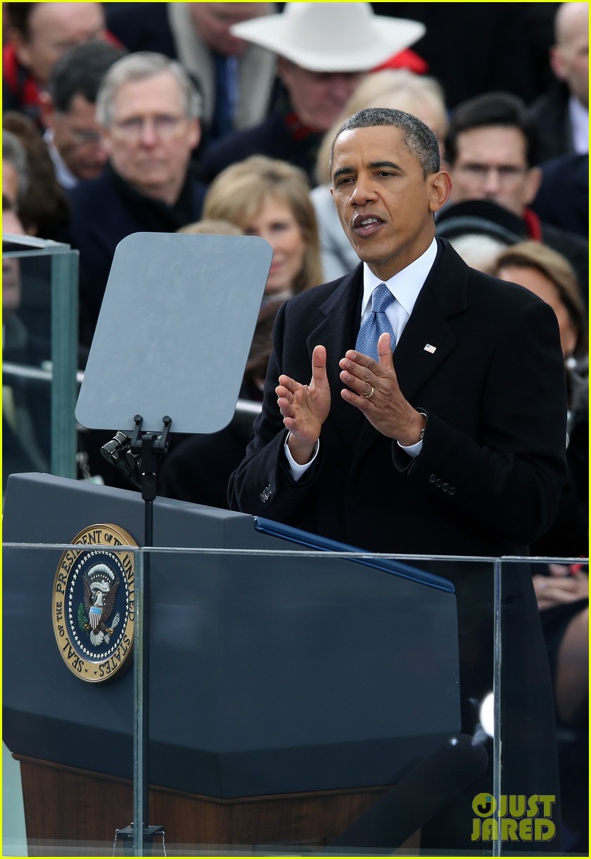 Watch President Barack Obama Be Sworn in at Second Inauguration: Photo ...