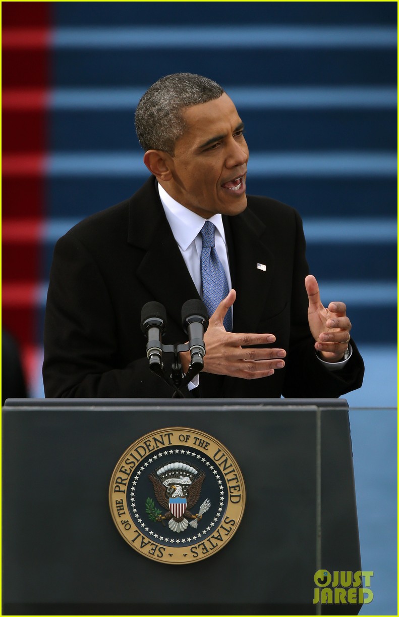 Watch President Barack Obama Be Sworn in at Second Inauguration: Photo ...
