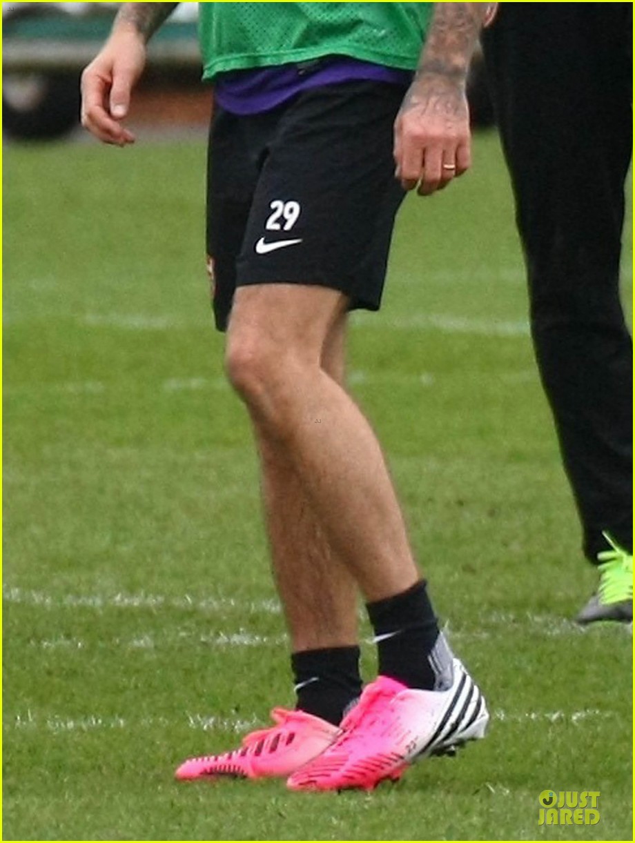 David Beckham: Fitness Workout at Arsenal FC Training Center!: Photo ...