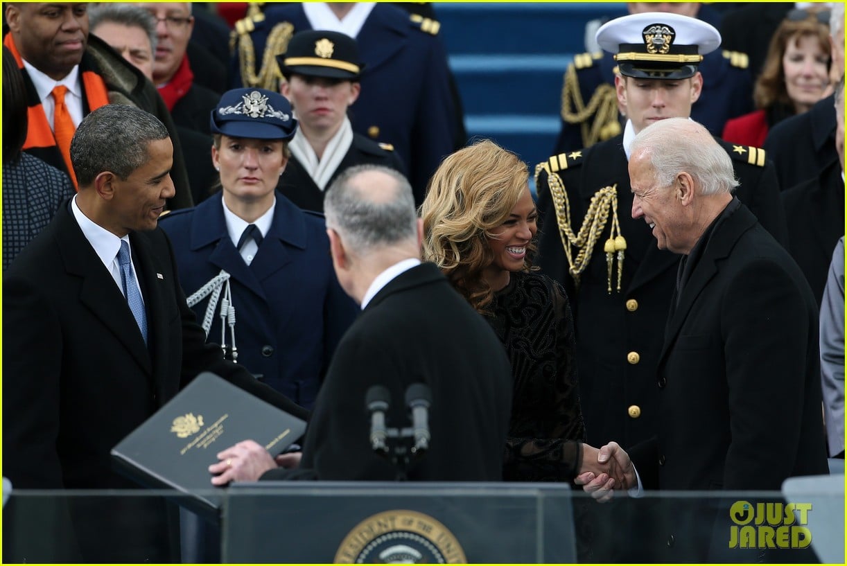 Beyonce's National Anthem Inauguration Performance - Watch Now!: Photo ...