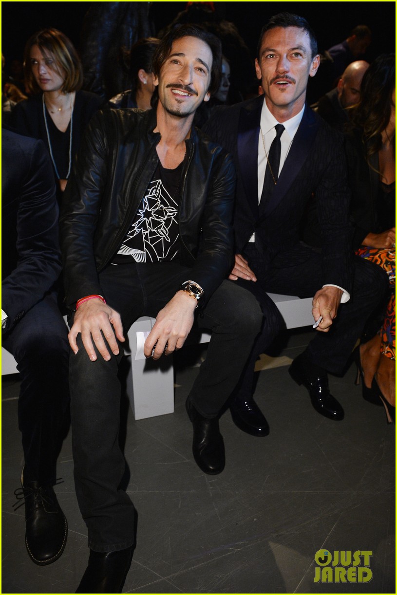 Luke Evans & Adrien Brody: Diesel Milan Fashion Show!: Photo 2792797 ...
