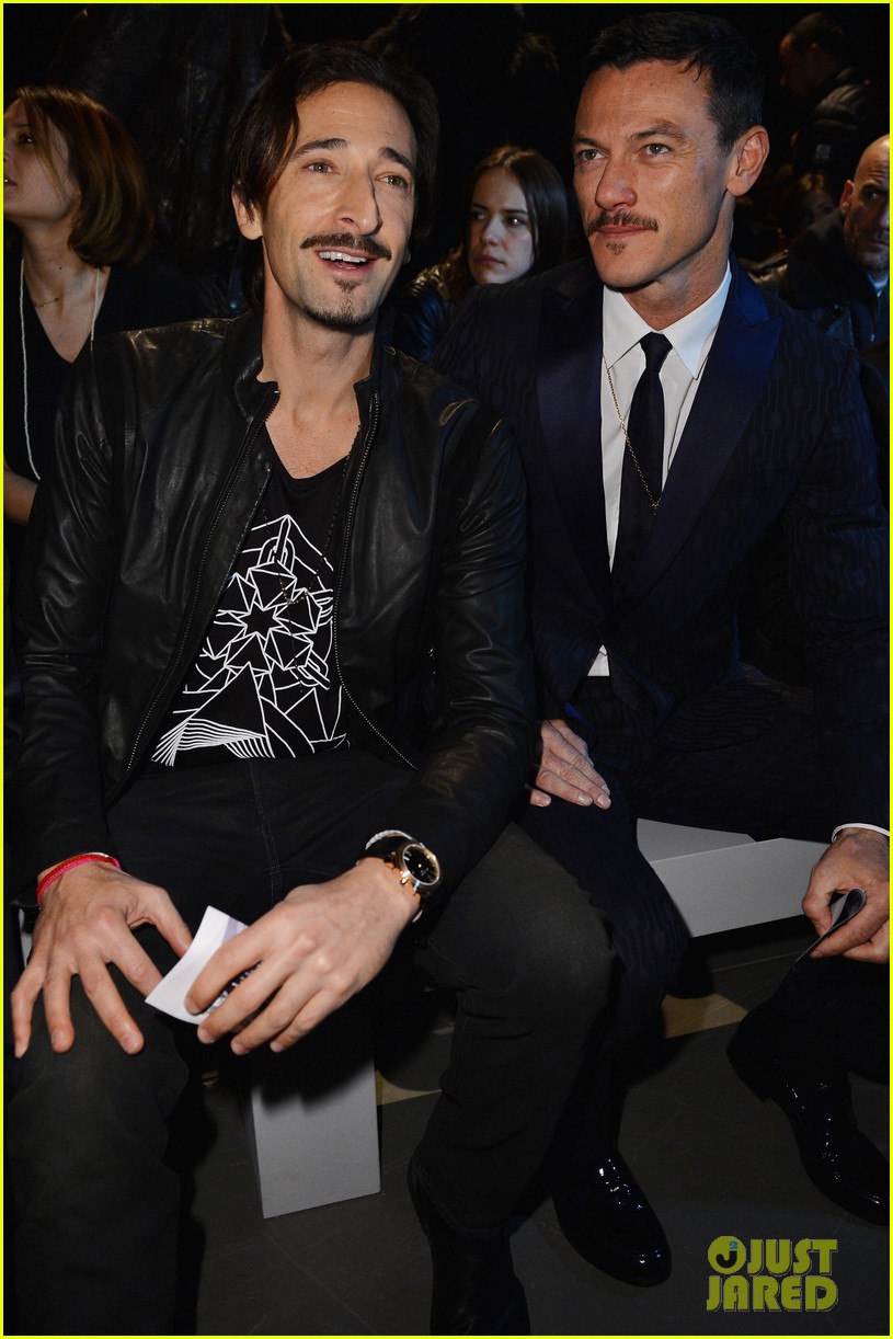 Luke Evans & Adrien Brody: Diesel Milan Fashion Show!: Photo 2792801 | Adrien Brody, Elisabetta ...