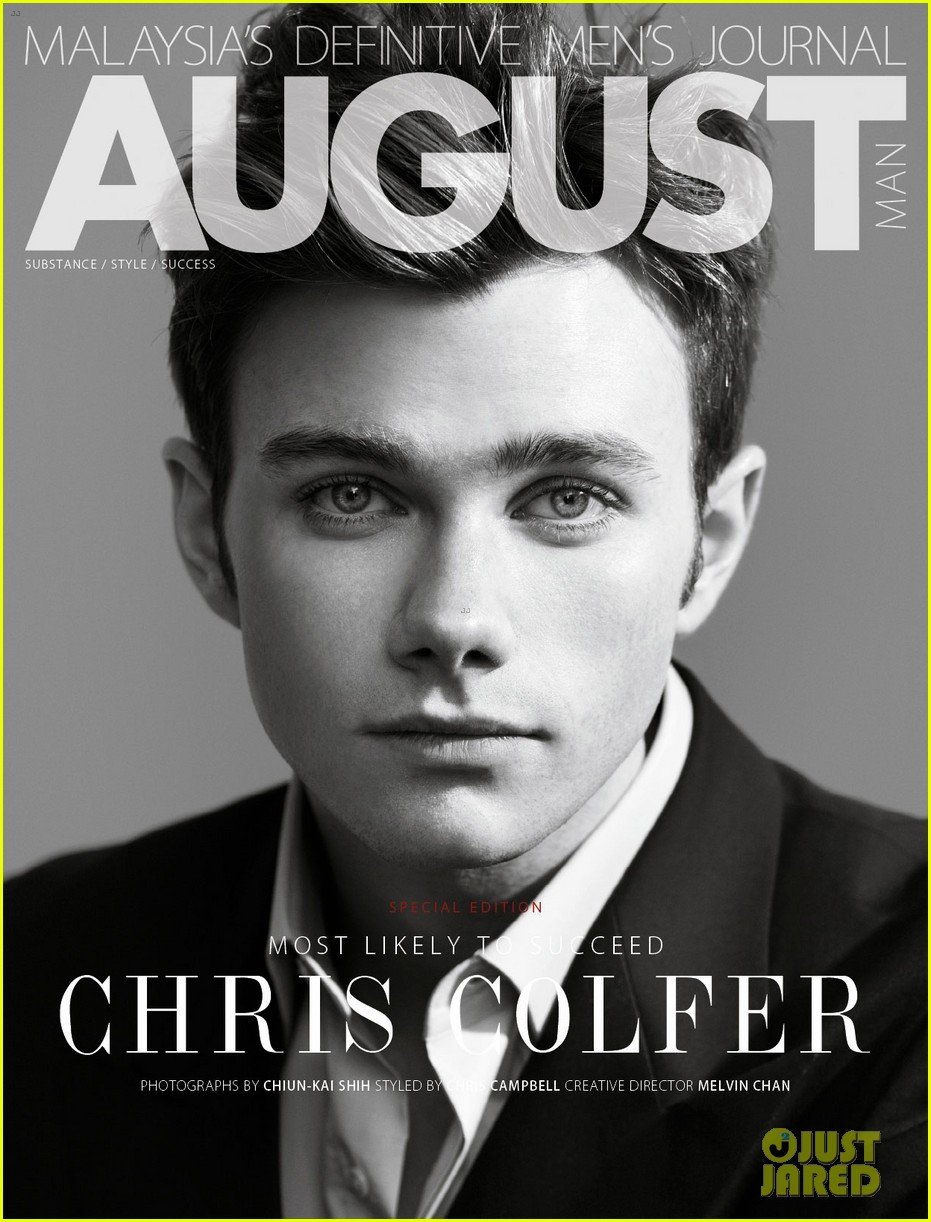 Chris Colfer Covers 'August Man' February 2013 (Exclusive): Photo 2801496 | Chris Colfer ...