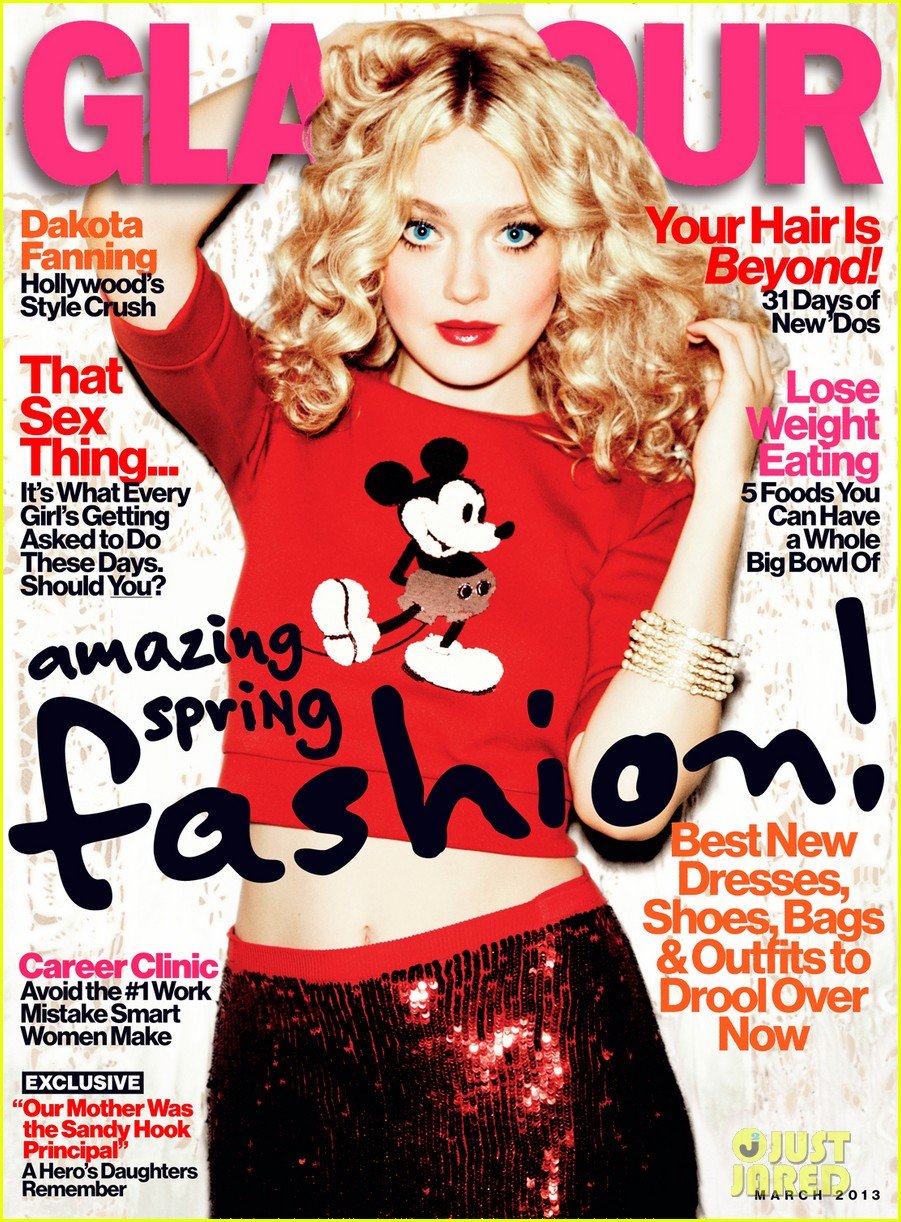 Dakota Fanning Covers 'Glamour' March 2013: Photo 2800794 | Dakota ...