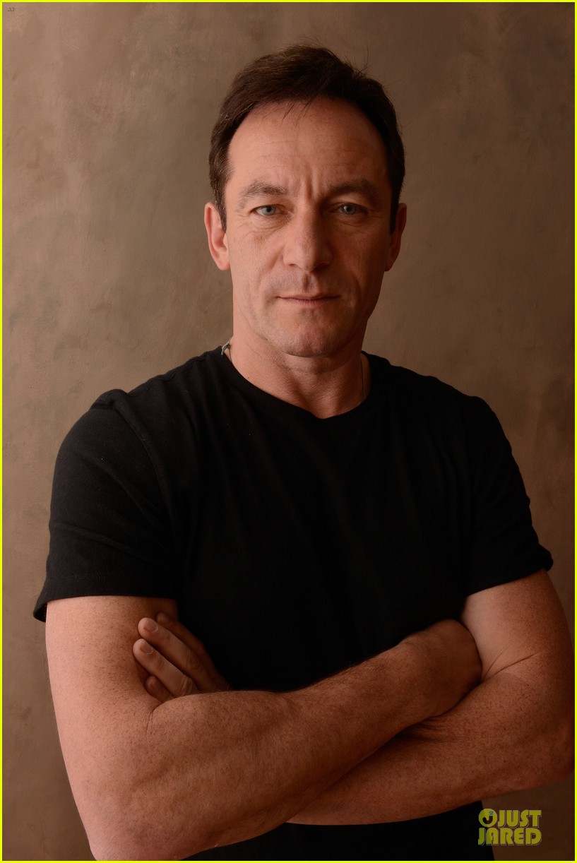January Jones & Jason Isaacs: 'Sweetwater' Sundance Portrait Session ...