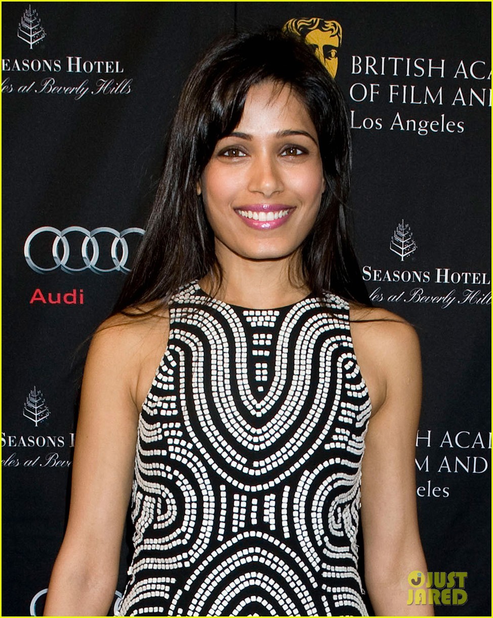 Freida Pinto & Dev Patel - BAFTA Tea Party 2013: Photo 2789997 | Dev ...
