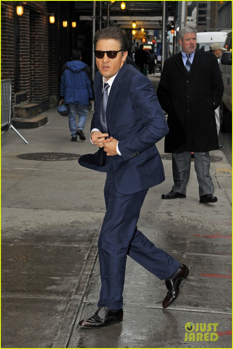 Jeremy Renner: 'Late Show' Appearance!: Photo 2793719 | Jeremy Renner ...