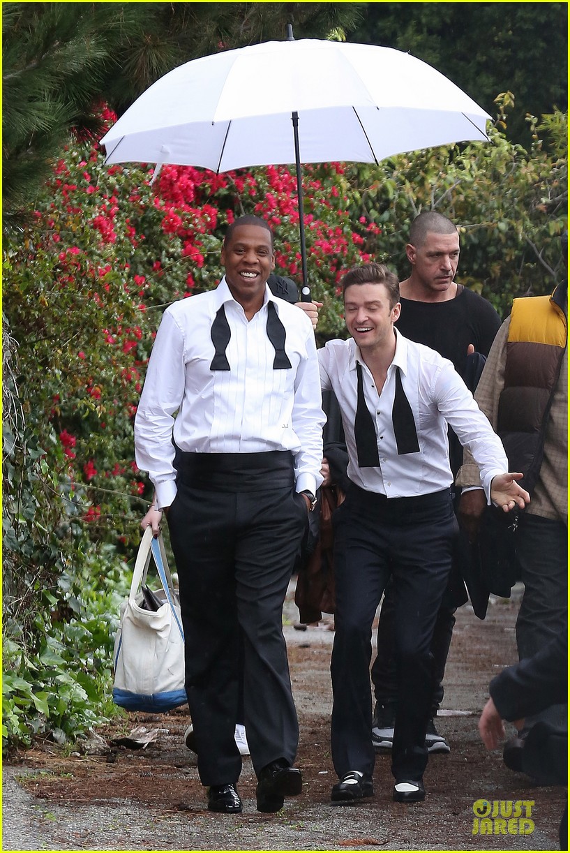 Justin Timberlake: 'Suit & Tie' Music Video Shoot with Jay-Z!: Photo ...