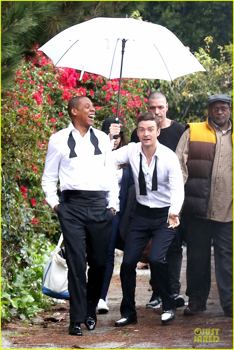 Justin Timberlake: 'Suit & Tie' Music Video Shoot with Jay-Z!: Photo ...