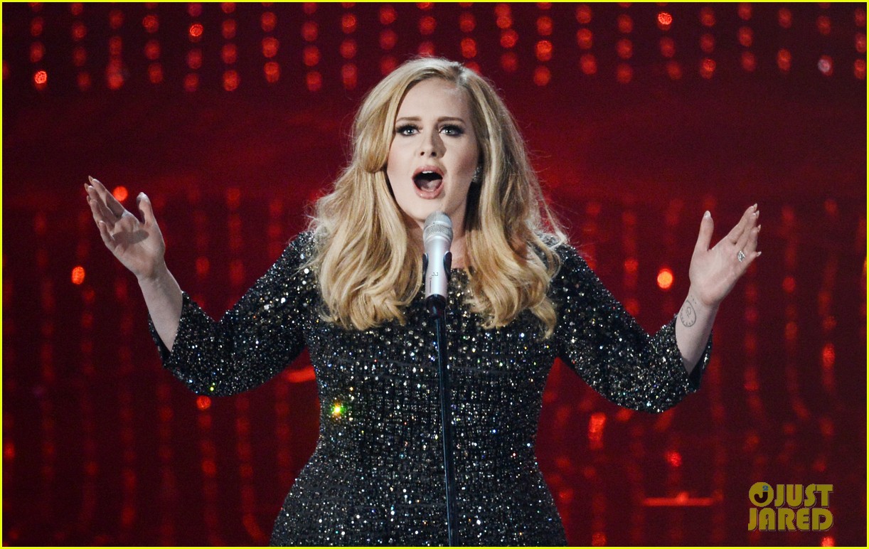 Adele: Oscars 2013 Performance of 'Skyfall' - WATCH NOW!: Photo 2819677 | Adele Photos | Just ...