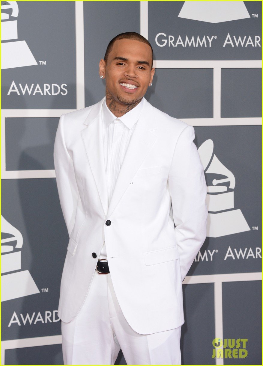 Chris Brown - Grammys 2013 Red Carpet: Photo 2809192 | Chris Brown ...