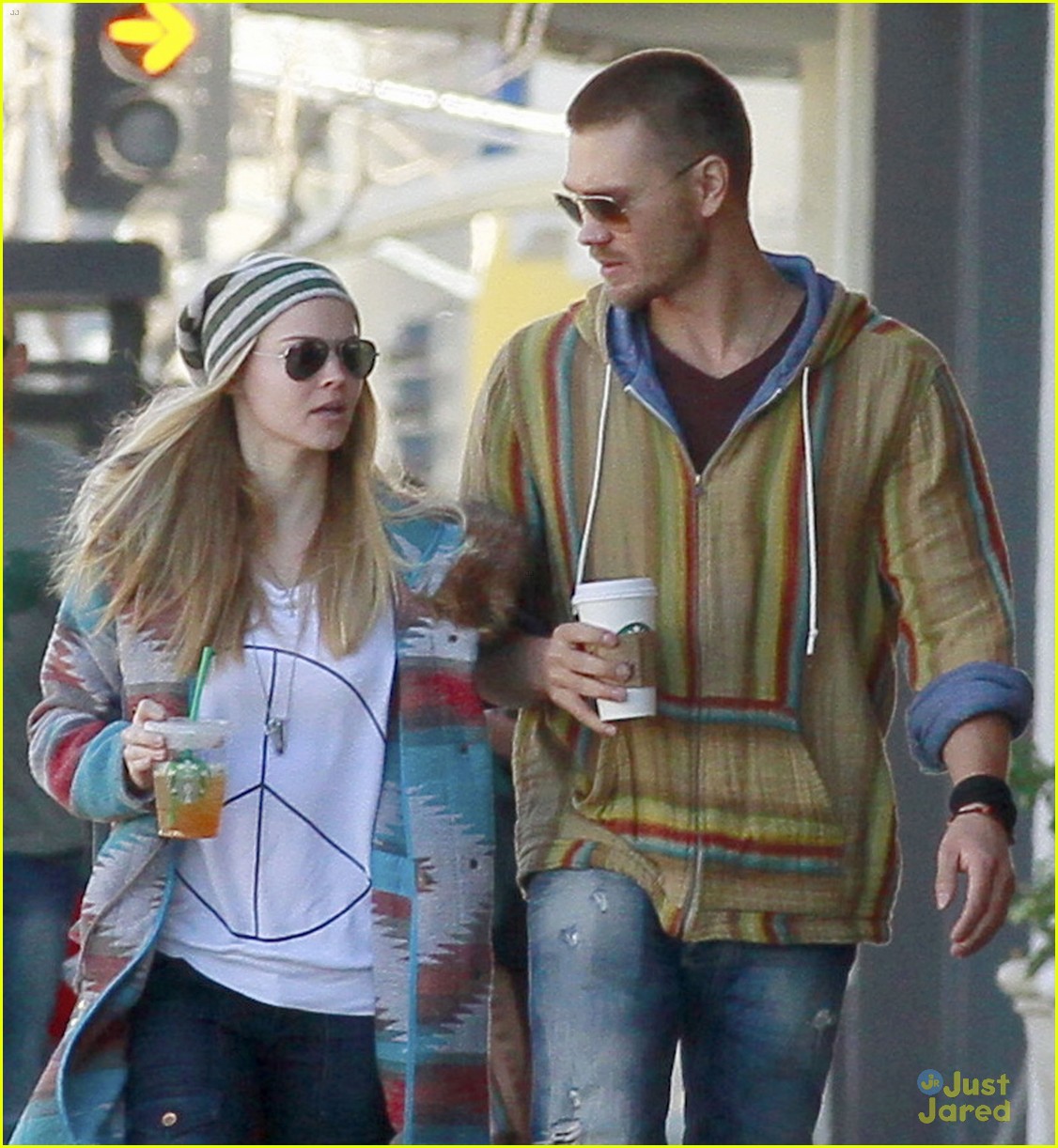 Chad Michael Murray & Kenzie Dalton: Matching Hippie Duo!: Photo ...