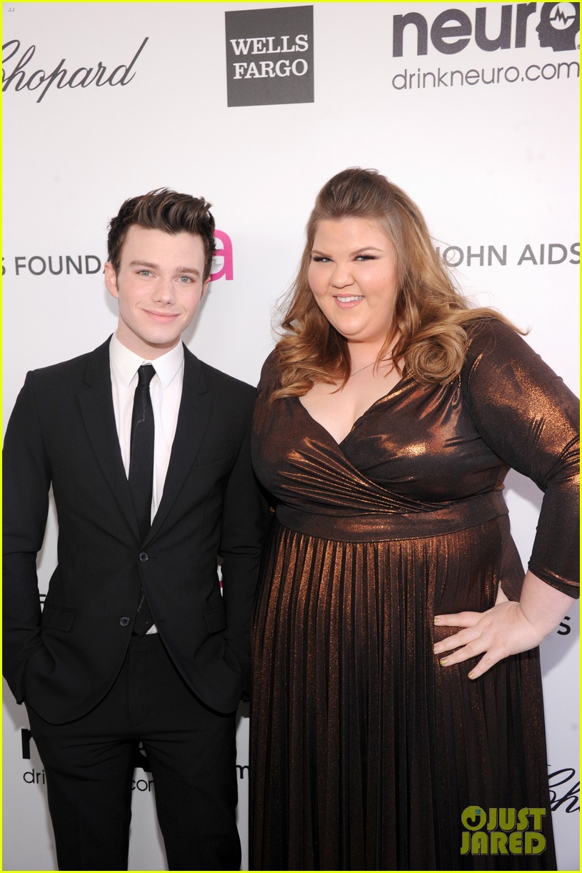 Chris Colfer & Matthew Morrison - Elton John Oscars Party 2013: Photo 2819353 | Ashley Fink ...