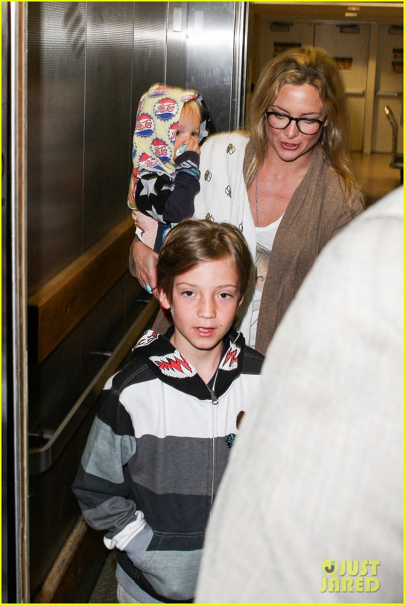 Kate Hudson, Ryder, & Bingham: Family Flight!: Photo 2822274 | Bingham ...