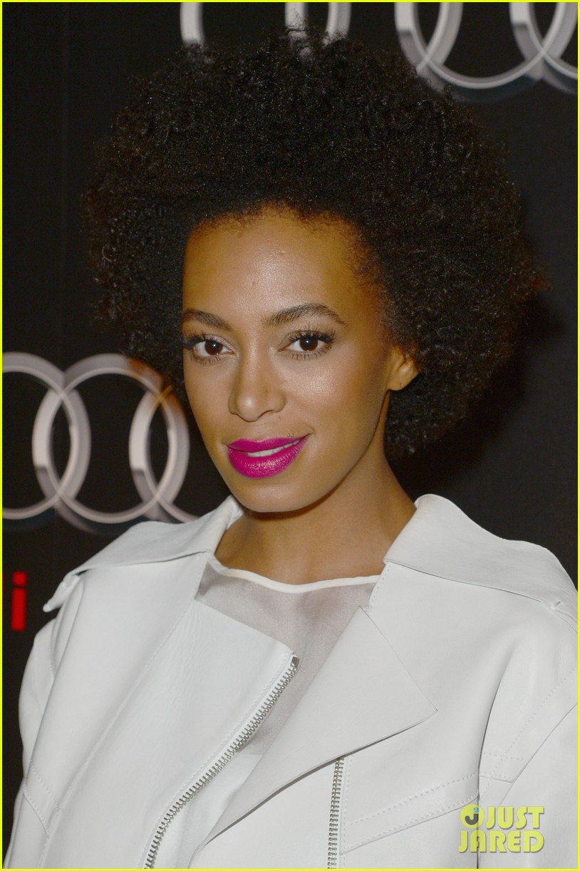 Stacy Keibler & Solange Knowles: Audi Super Bowl Party: Photo 2803952 ...