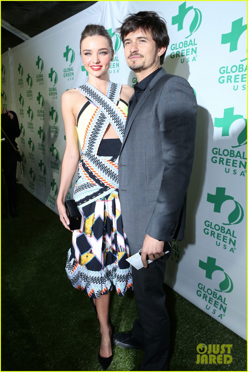 Miranda Kerr & Orlando Bloom: Global Green Pre-Oscars Party!: Photo ...