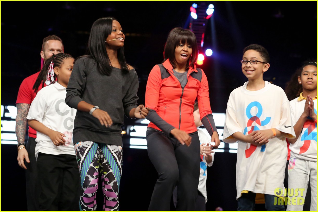 Michelle Obama: School Exercise Program with Jordin Sparks!: Photo ...
