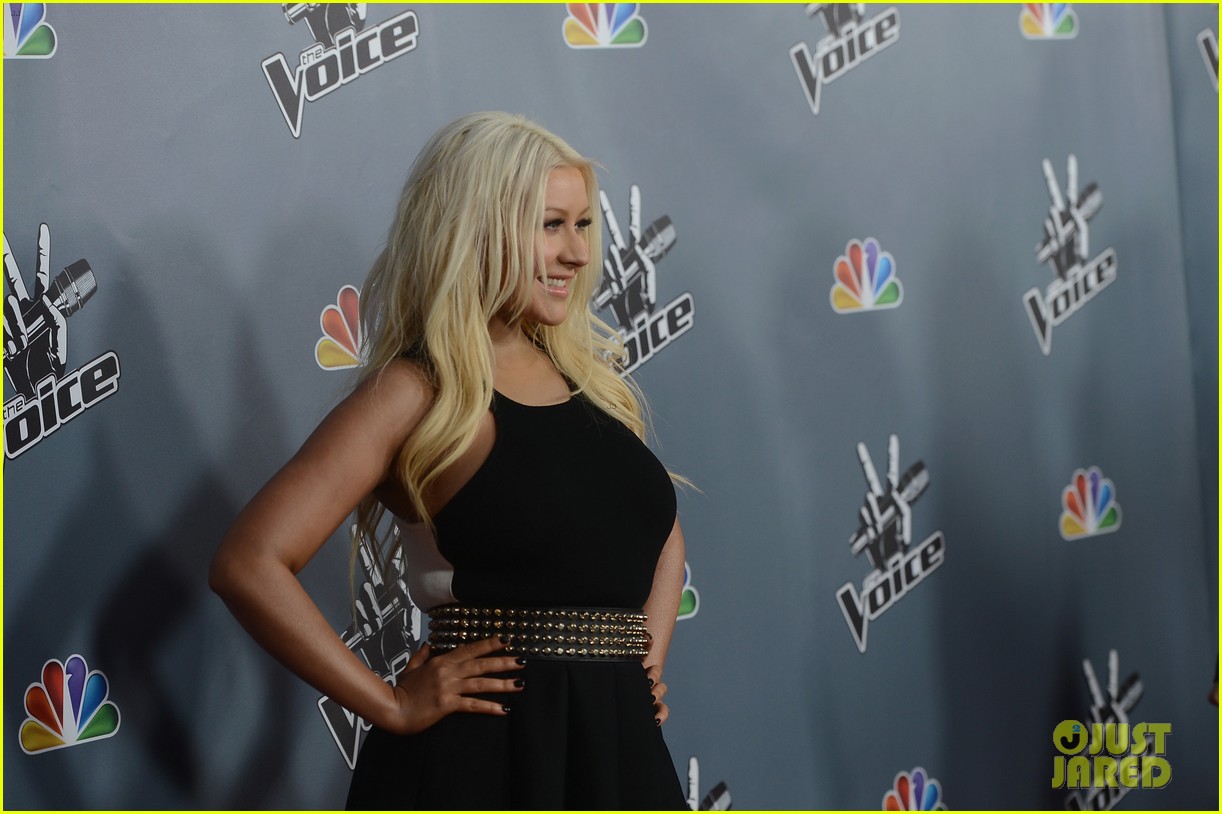 Christina Aguilera & Usher: 'The Voice' Season 4 Screening!: Photo ...