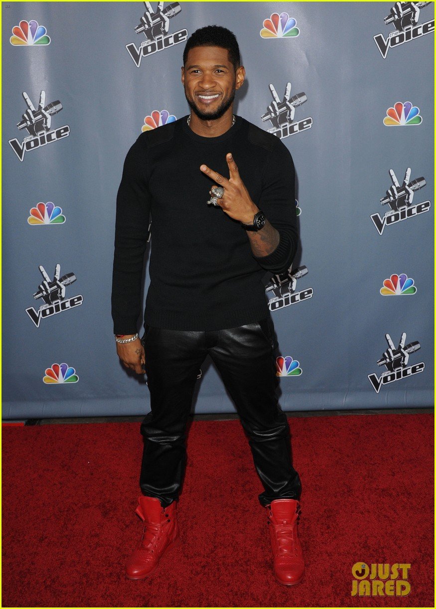 Christina Aguilera & Usher: 'The Voice' Season 4 Screening!: Photo ...