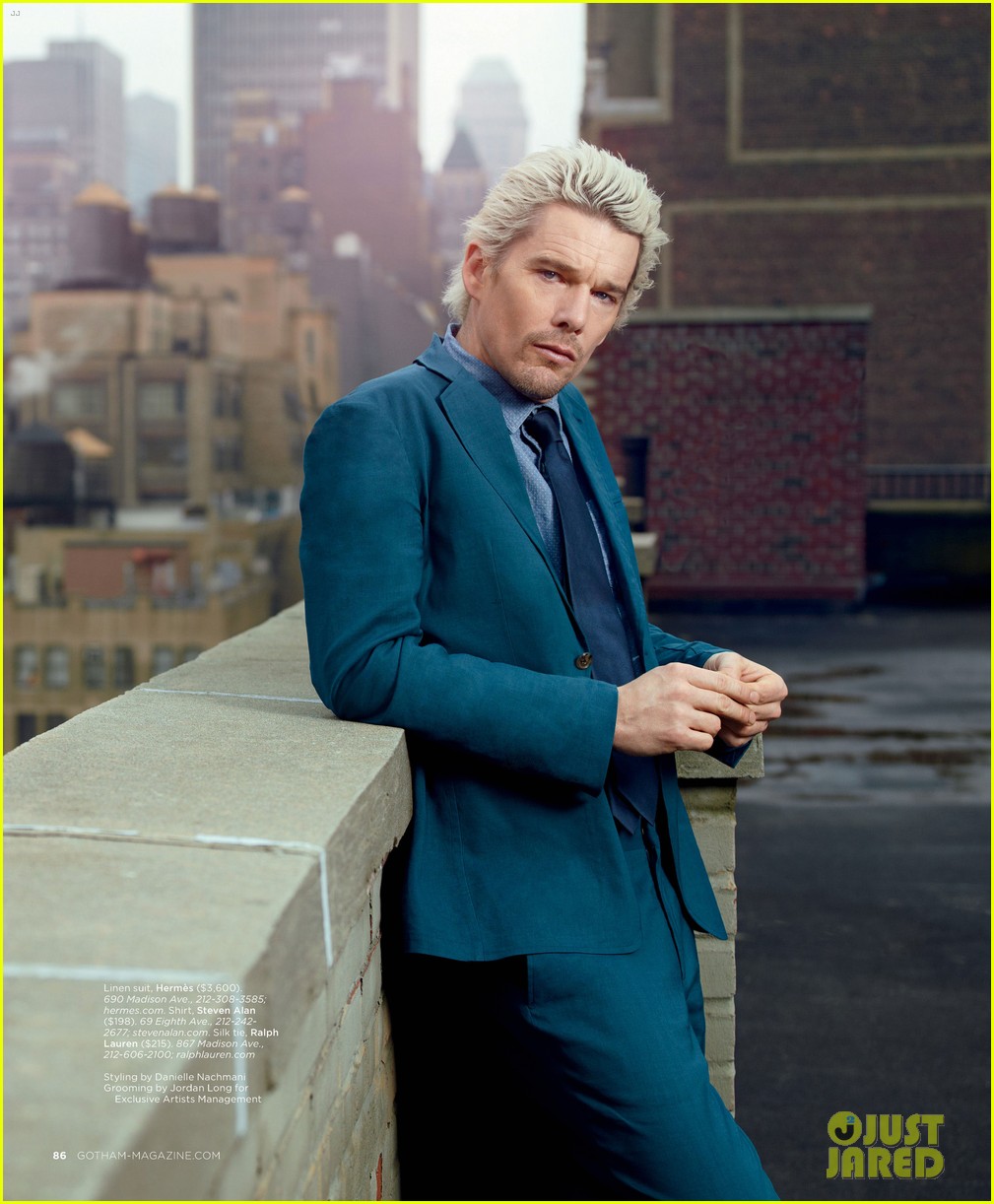 Ethan Hawke Covers 'Gotham' Spring Fashion Issue: Photo 2826274 | Ethan ...
