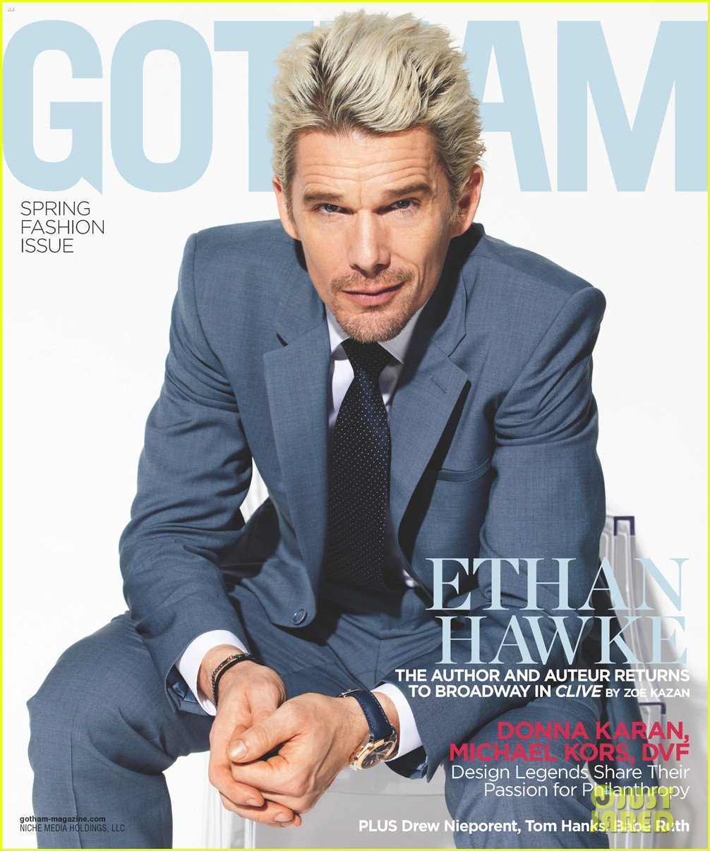 Ethan Hawke Covers 'Gotham' Spring Fashion Issue: Photo 2826275 | Ethan ...