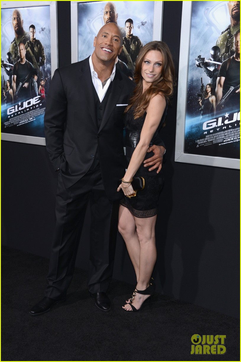 Dwayne Johnson & Adrianne Palicki: 'G.I. Joe' Premiere!: Photo 2839689 ...