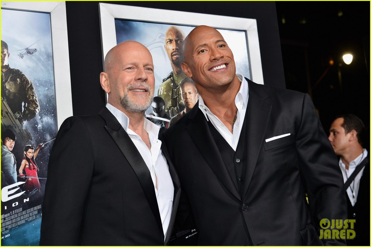 Dwayne Johnson & Adrianne Palicki: 'G.I. Joe' Premiere!: Photo 2839691 ...
