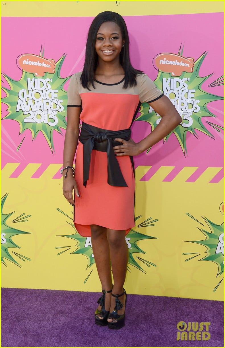 Cory Monteith & Gabby Douglas - Kids' Choice Awards 2013: Photo 2836648 ...