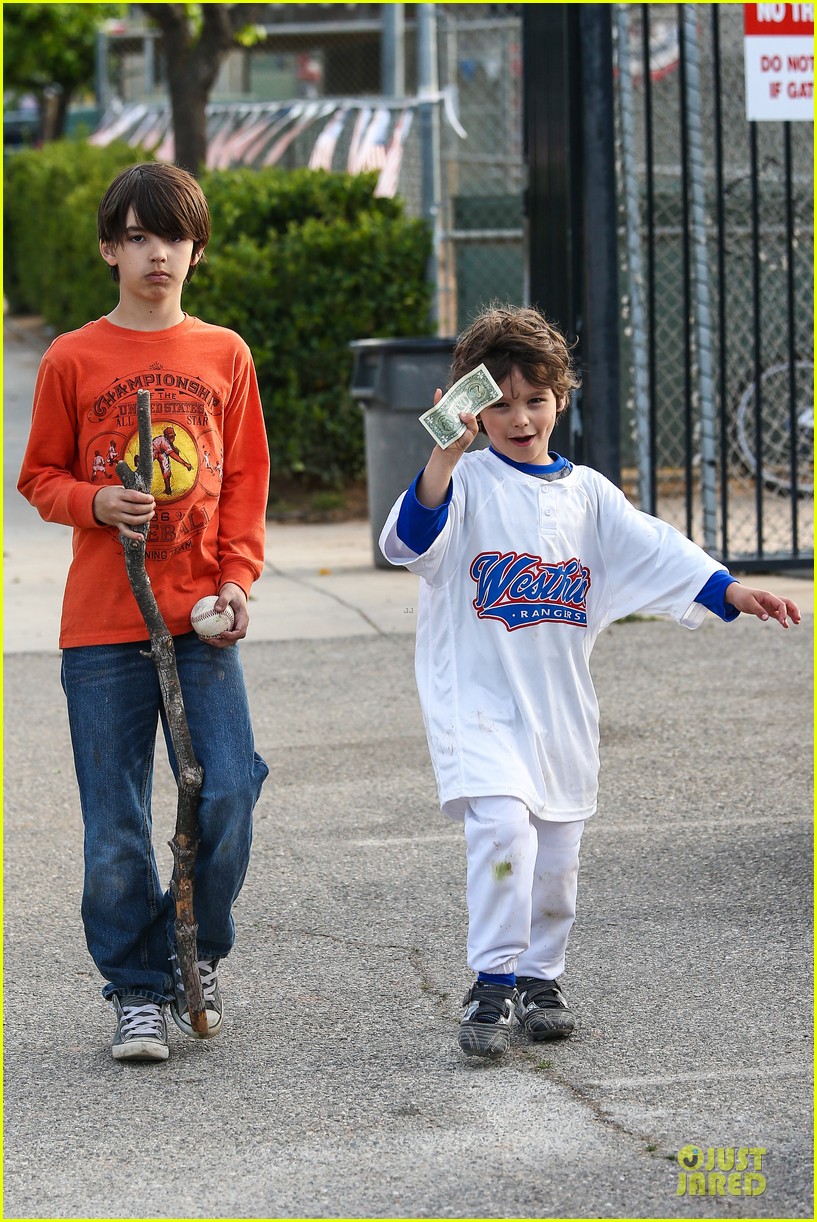 LeAnn Rimes & Eddie Cibrian: Jake's Baseball Game with Brandi Glanville ...