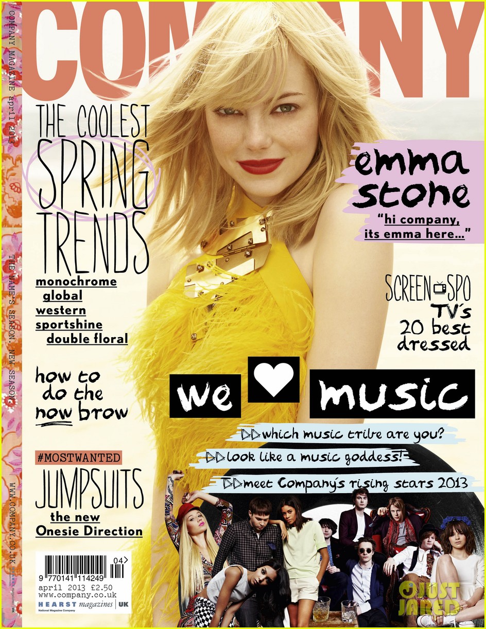 Emma Stone Covers 'Company' April 2013: Photo 2829428 | Emma Stone ...
