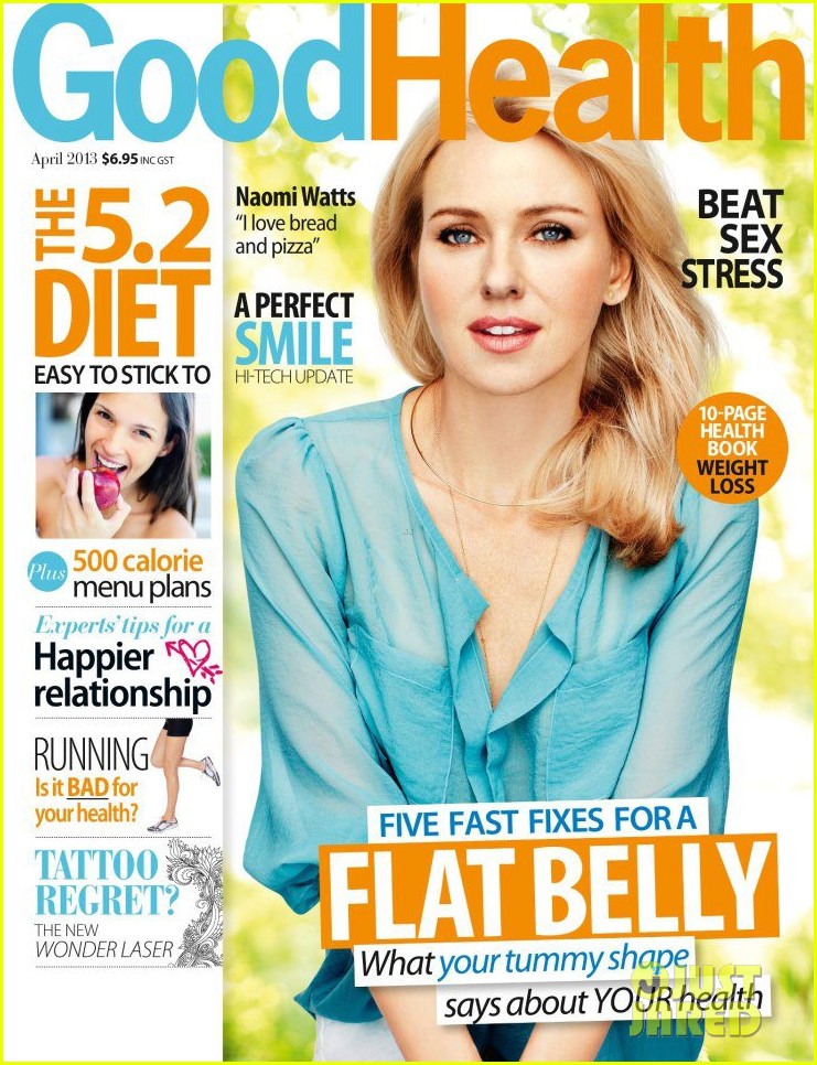 Naomi Watts Covers 'Good Health' Magazine April 2013: Photo 2833481 ...