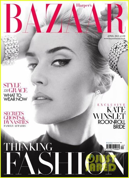 Kate Winslet Covers 'Harper's Bazaar UK' April 2013: Photo 2825532 | Kate Winslet, Magazine ...