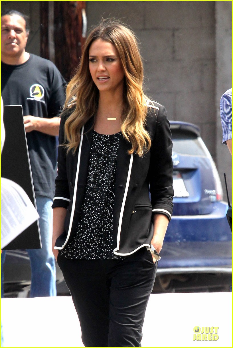 Jessica Alba: Commercial Filming in Santa Monica!: Photo 2856226 | Cash ...