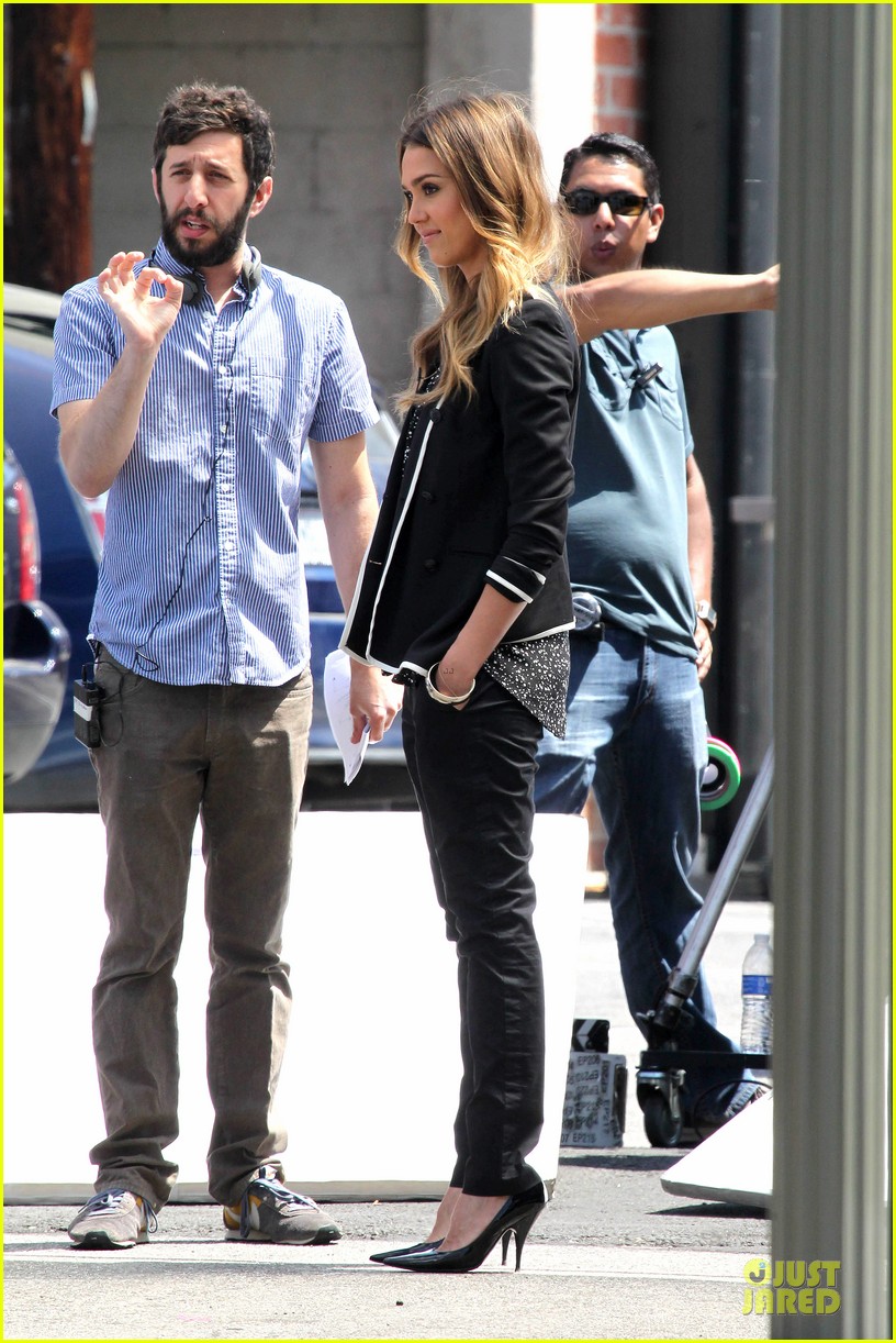 Jessica Alba: Commercial Filming in Santa Monica!: Photo 2856236 | Cash ...