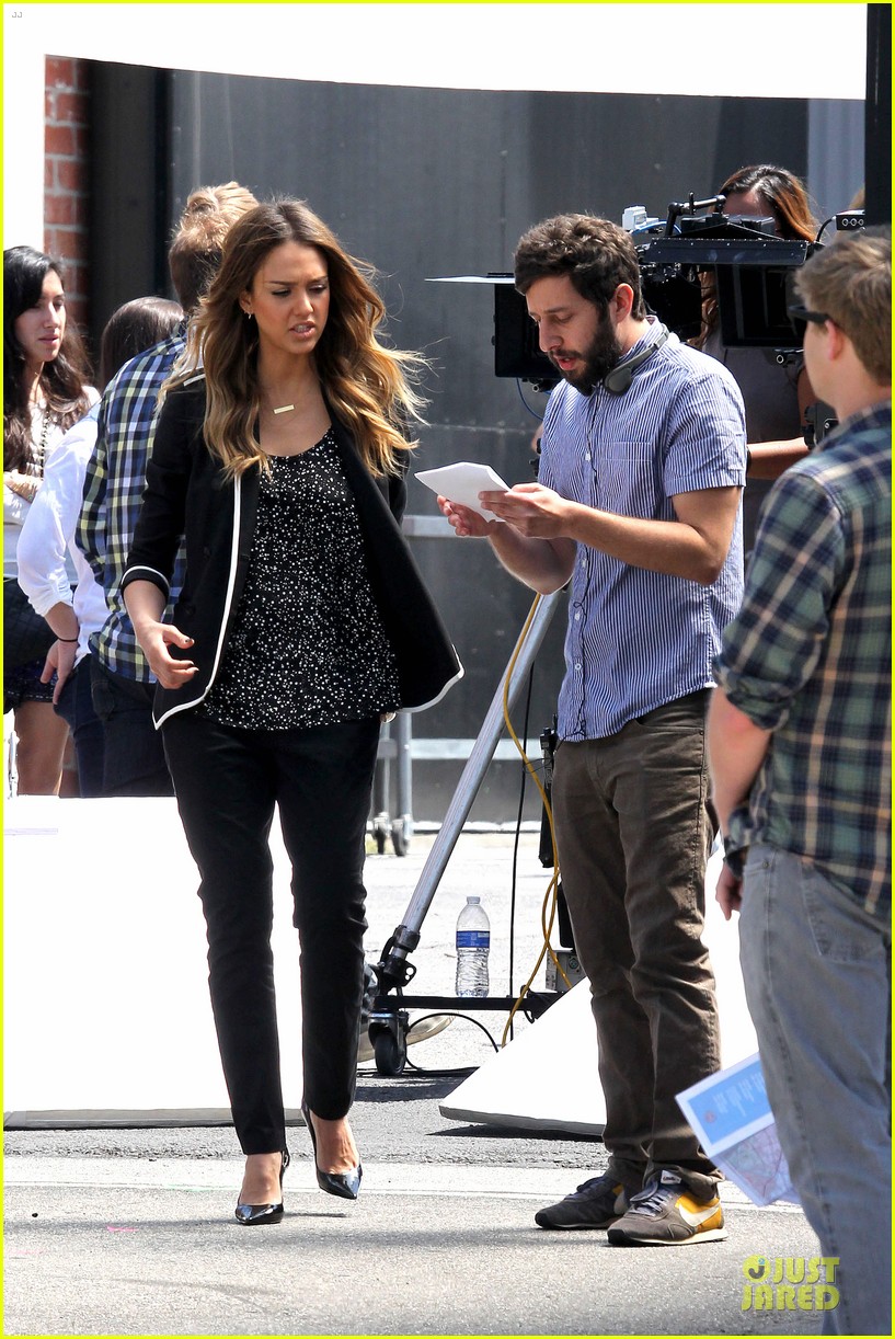 Jessica Alba: Commercial Filming in Santa Monica!: Photo 2856237 | Cash ...