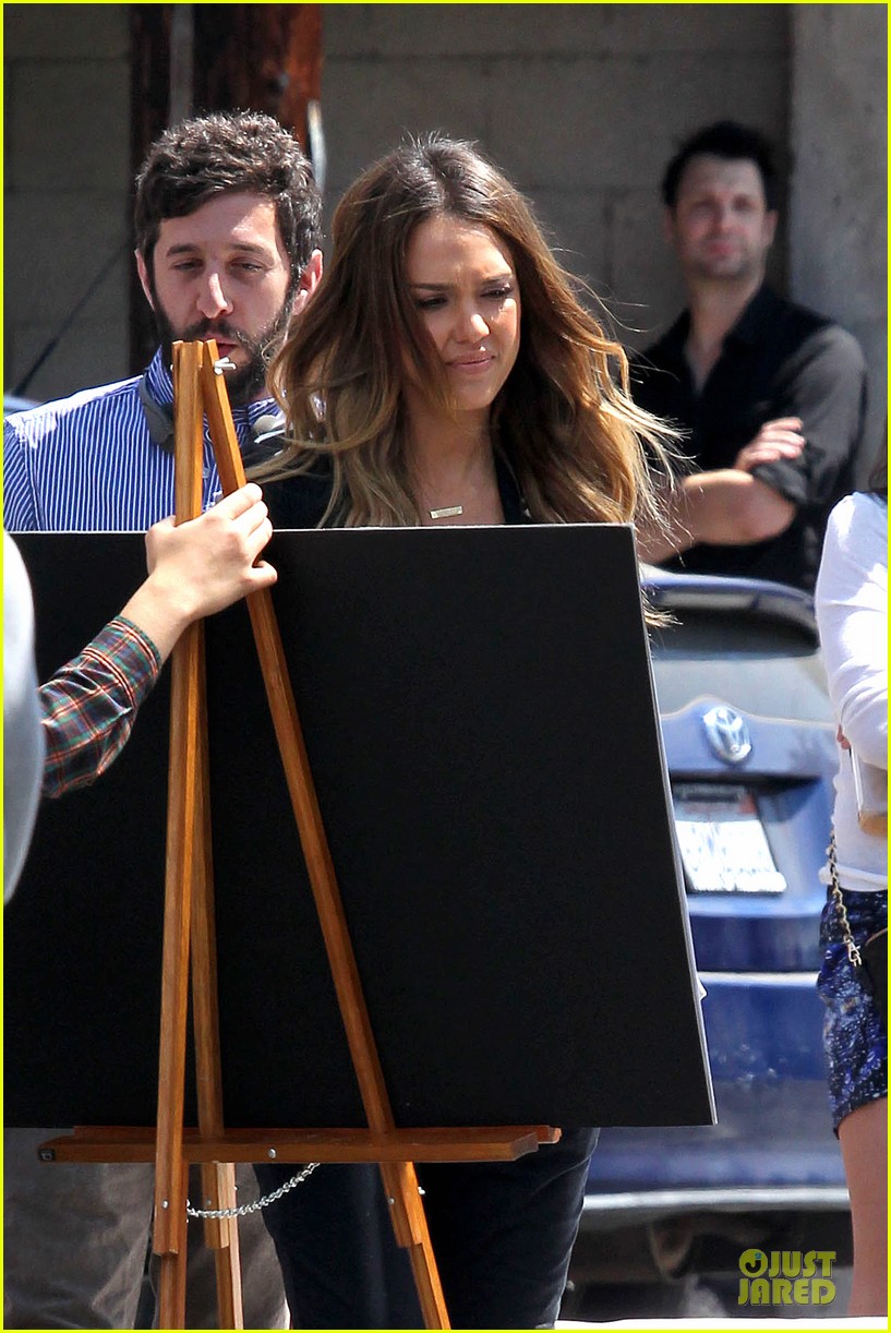 Jessica Alba: Commercial Filming in Santa Monica!: Photo 2856250 | Cash ...