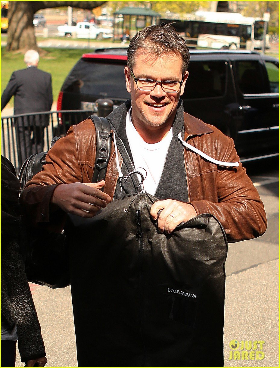 Matt Damon: Harvard Arts Medal Ceremony with Luciana!: Photo 2858211 ...