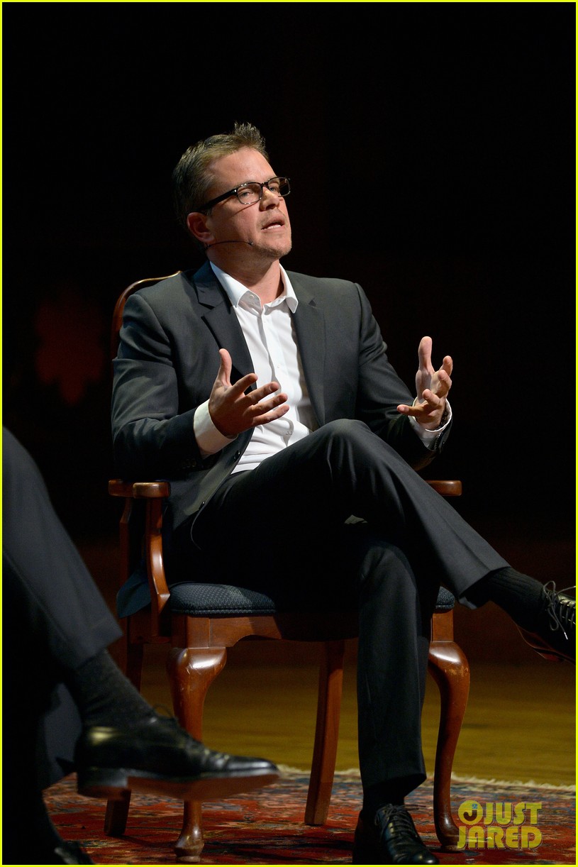 Matt Damon: Harvard Arts Medal Ceremony with Luciana!: Photo 2858218 ...