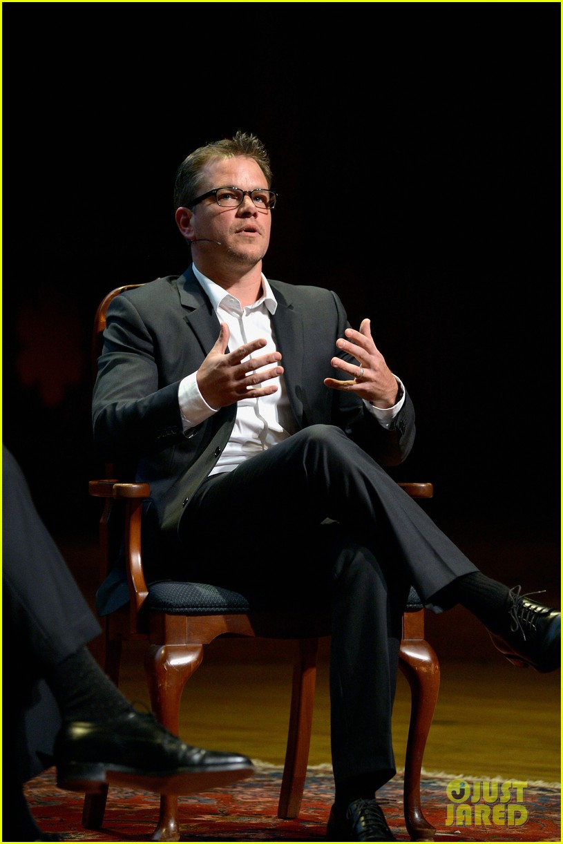 Matt Damon: Harvard Arts Medal Ceremony with Luciana!: Photo 2858223 ...
